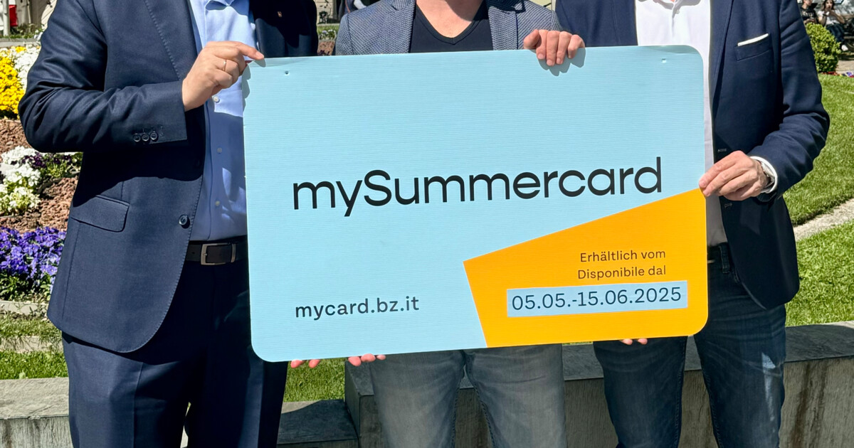 Offizielle Vorstellung der myCard 2025: ein Sommer voller Kultur, Sport und Freizeitvergnügen ...